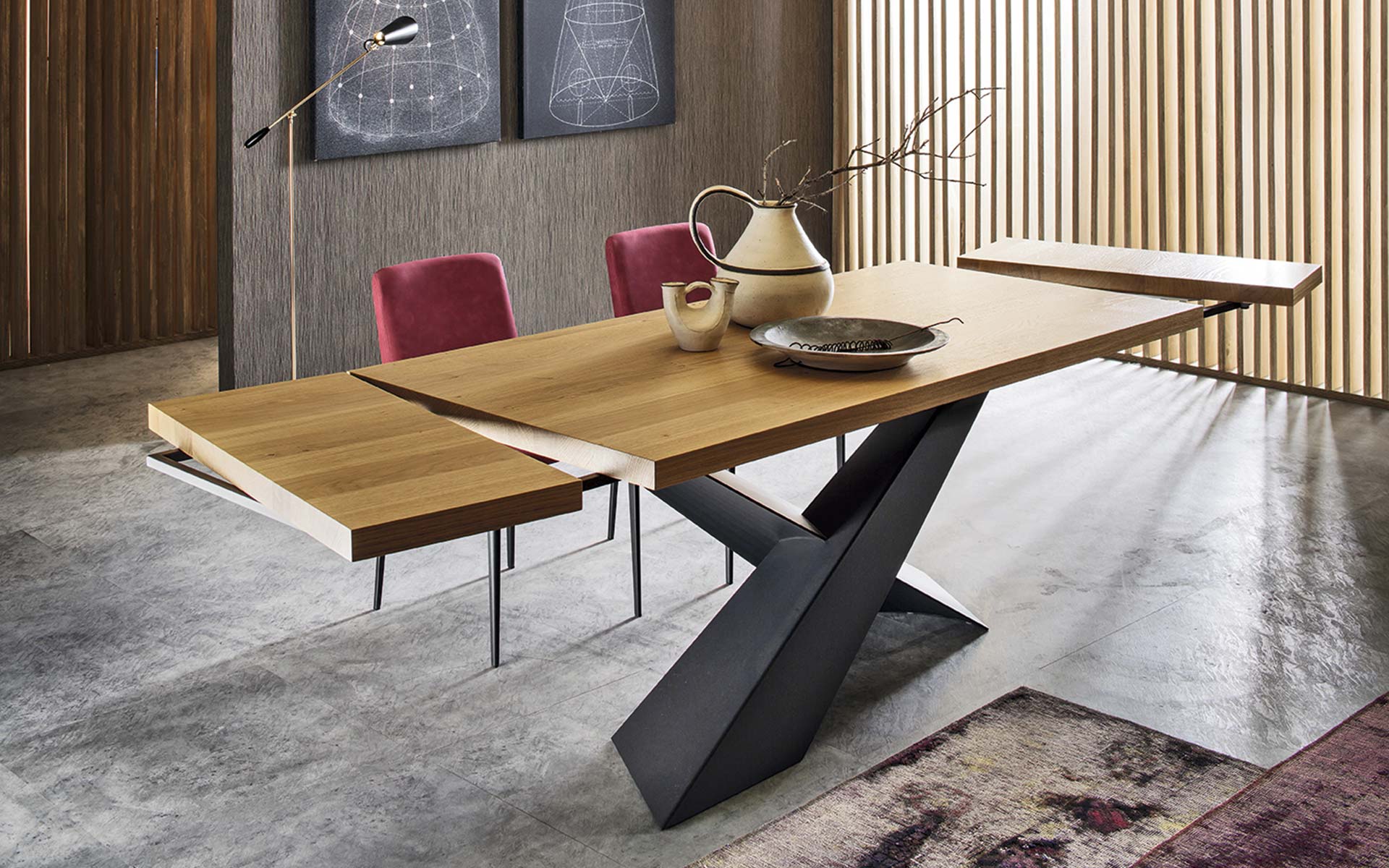 Tavolo Living legno Riflessi prezzo - Giriga